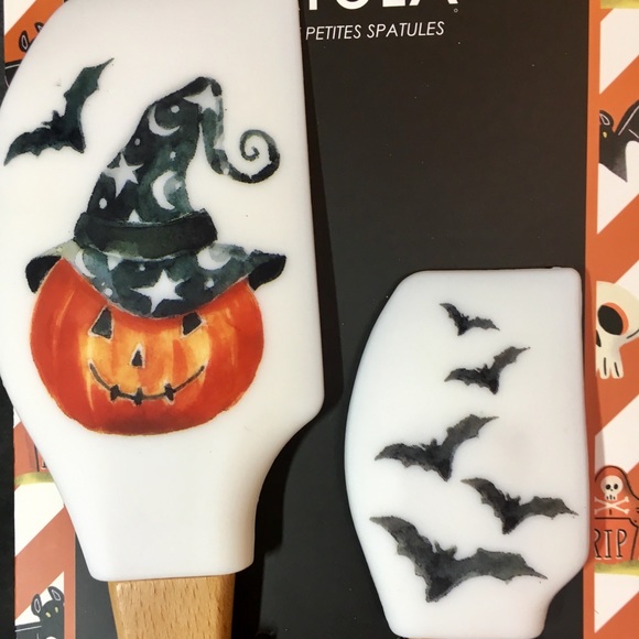 Ciroa | Holiday | 2 Halloween Silicone Spatulas Jack O Lantern Wearing ...